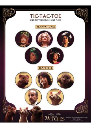 The Witches: Halloween activity sheets - Movies For Kids