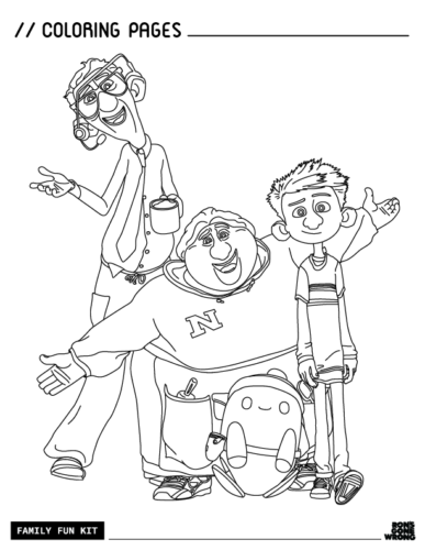 Ron's Gone Wrong activity sheets are here! - Movies For Kids