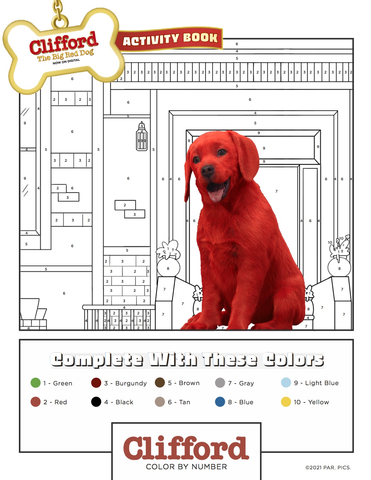 Clifford The Big Red Dog - activity sheets! - Movies For Kids