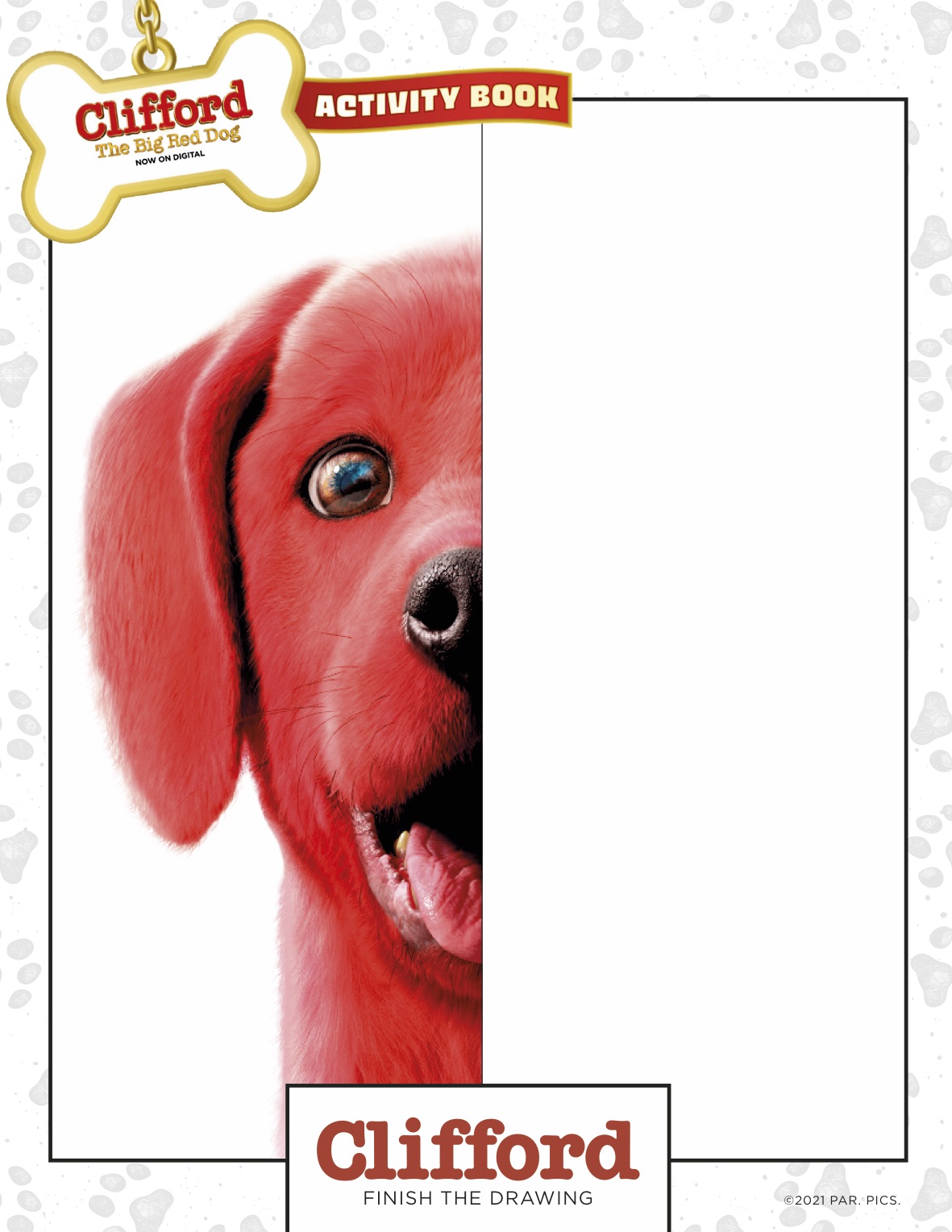 Clifford The Big Red Dog - activity sheets! - Movies For Kids