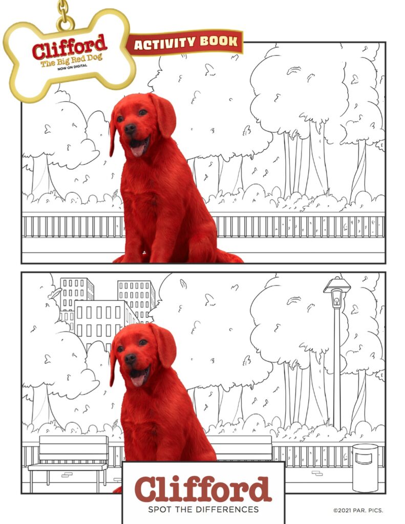 Clifford The Big Red Dog - activity sheets! - Movies For Kids